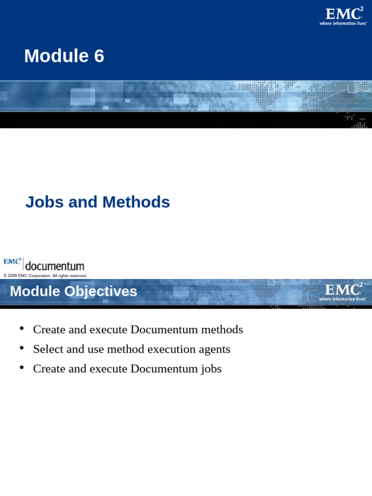 06-D65 Jobs and Methods | PDF | Java (Programming Language) | Software Development