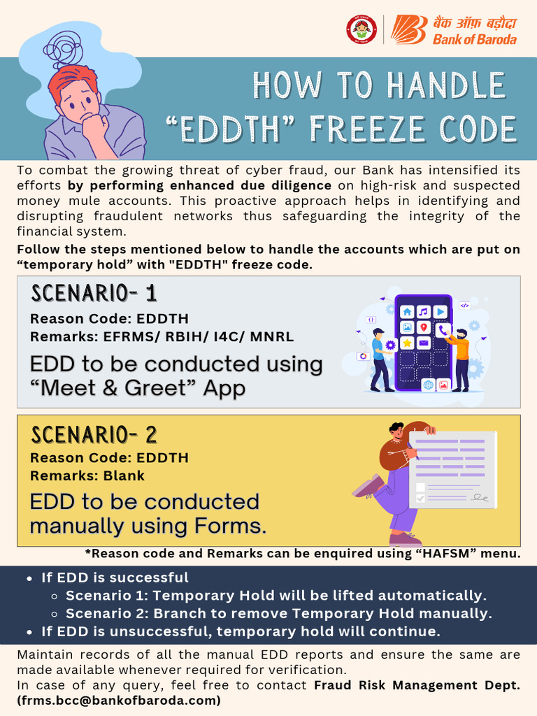 EDDTH Freeze Code Handling Guide | PDF