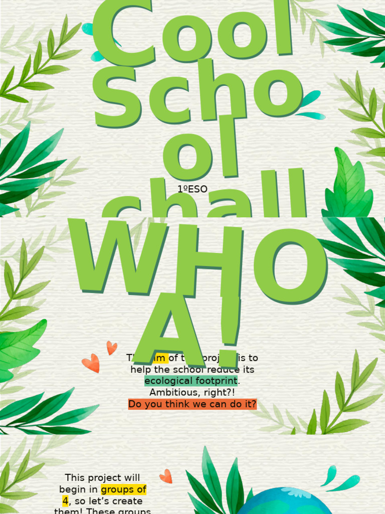 Cool School Challenge | PDF