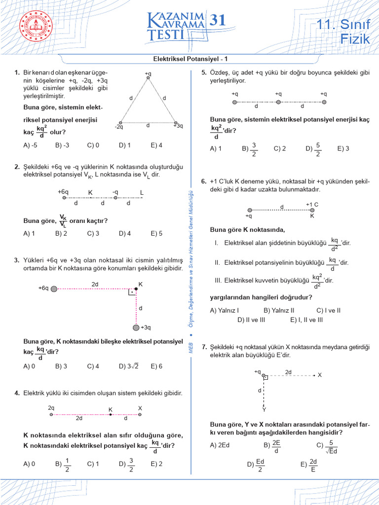 Sınıf Fizik Tarama 1 2 | PDF