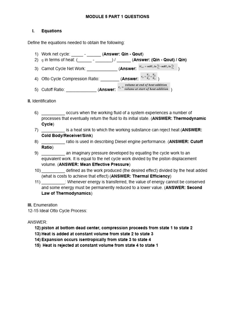 Module 1 Part 5 (20 Questions) | PDF