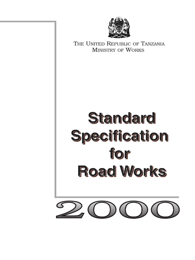 Standard Specification for Roadworks 2000 - 部分2 | PDF