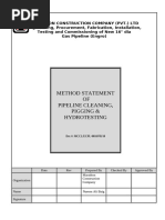 Hydro-Pressure Testing Procedure Guide | PDF | Valve | Hydraulics