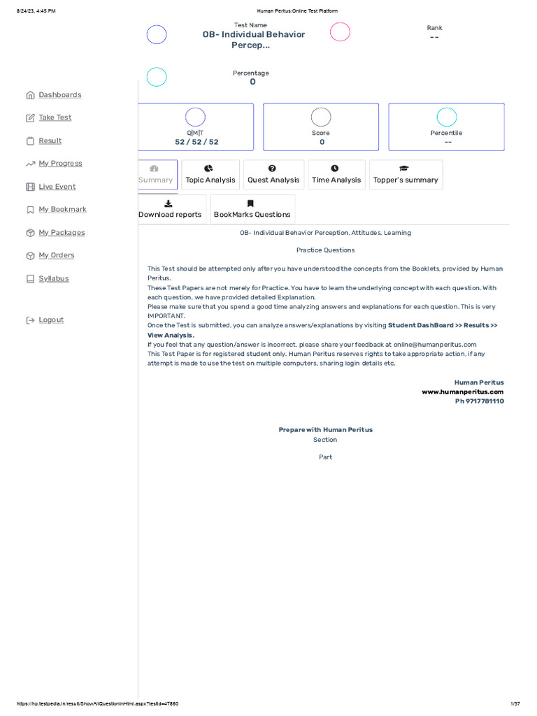 Individual Behaviour Perception, attitudes, Learning | PDF | Classical Conditioning | Attitude ...