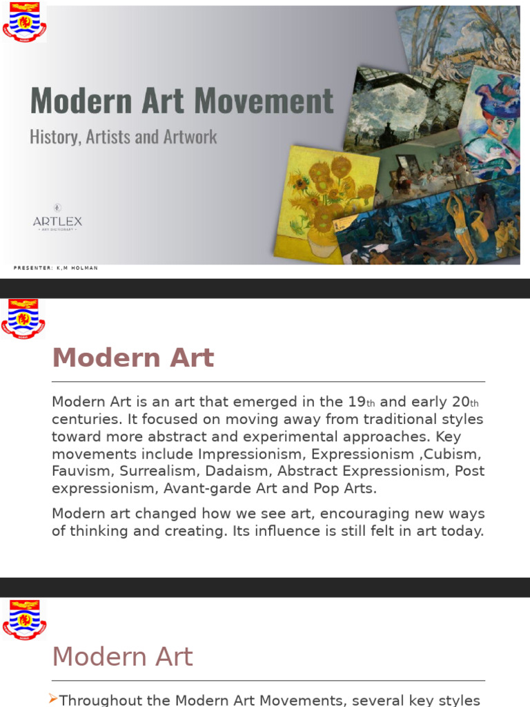 Modern Art Movements and Techniques | PDF | Impressionism | Cubism