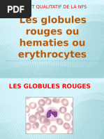 Le Globule Rouge | PDF | Globule rouge | Membrane cellulaire