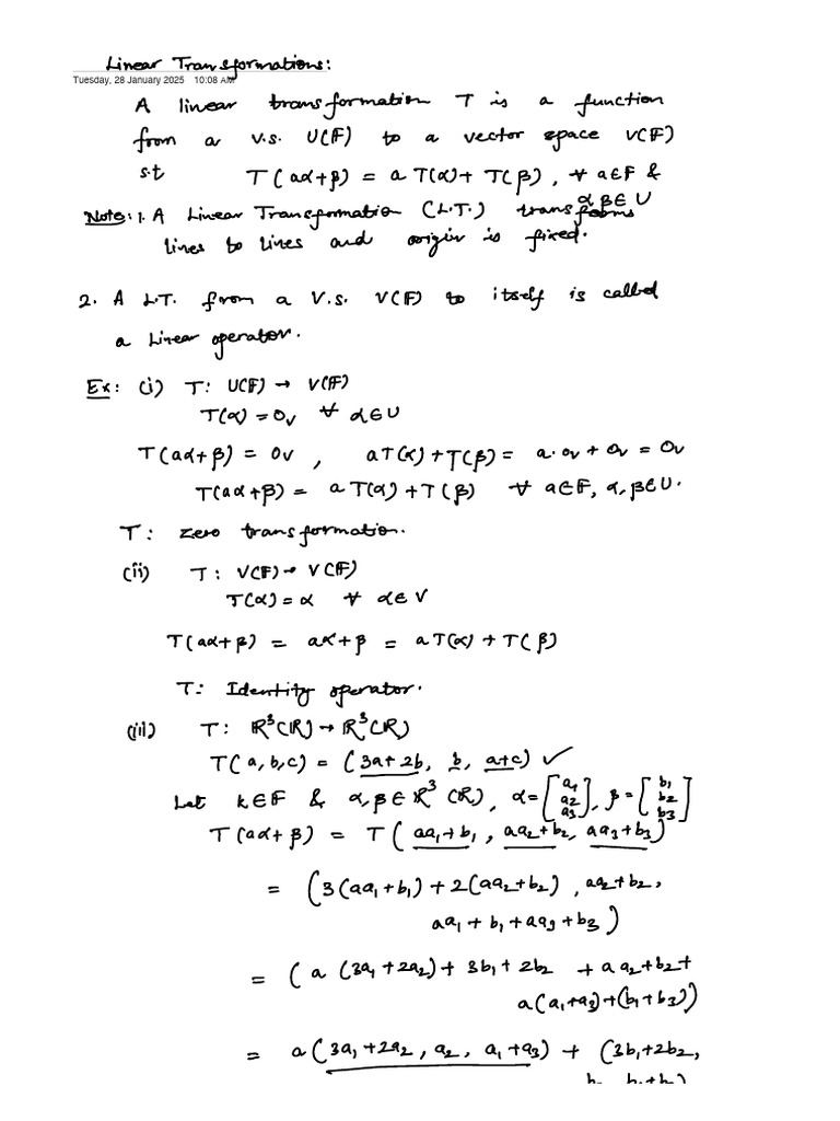 Linear Unit 2 | PDF