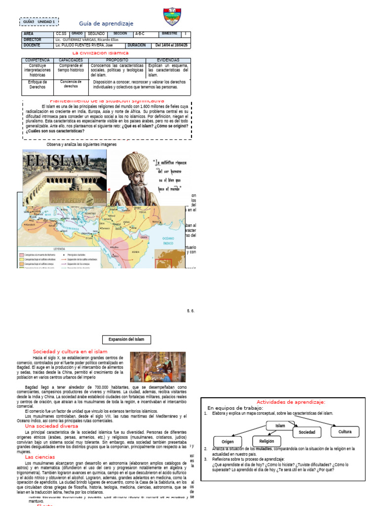 GUIA5 CC.SS 2DO | PDF | la meca | Mahoma
