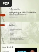 Understanding Followership Dynamics | PDF | Leadership | Personality Type