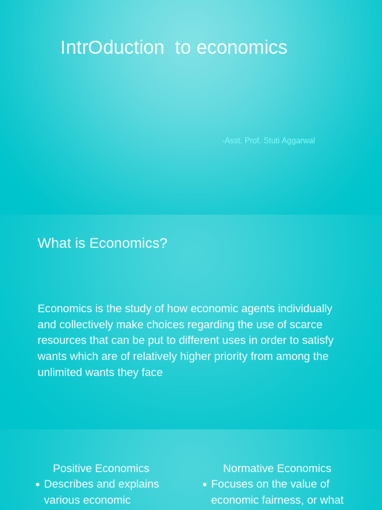 Introduction To Economics-4.Pptx 20241216 084609 0000 | PDF | Economics ...