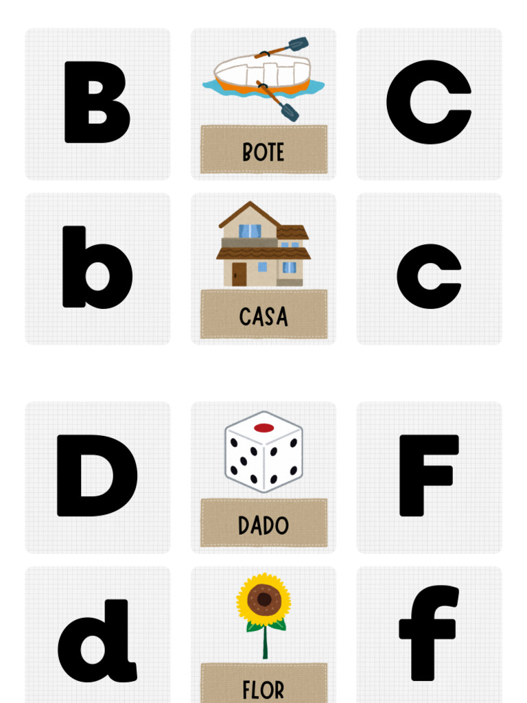 Tarjetas Educativas de Las Consonantes Ilustrado Colorido - 20250510 ...