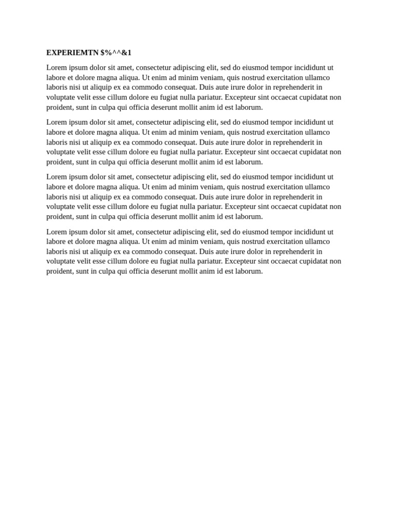 Experiment 456 | PDF