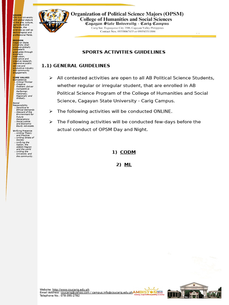 CSU Political Science Activities Guide | PDF | Justice | Crime & Violence