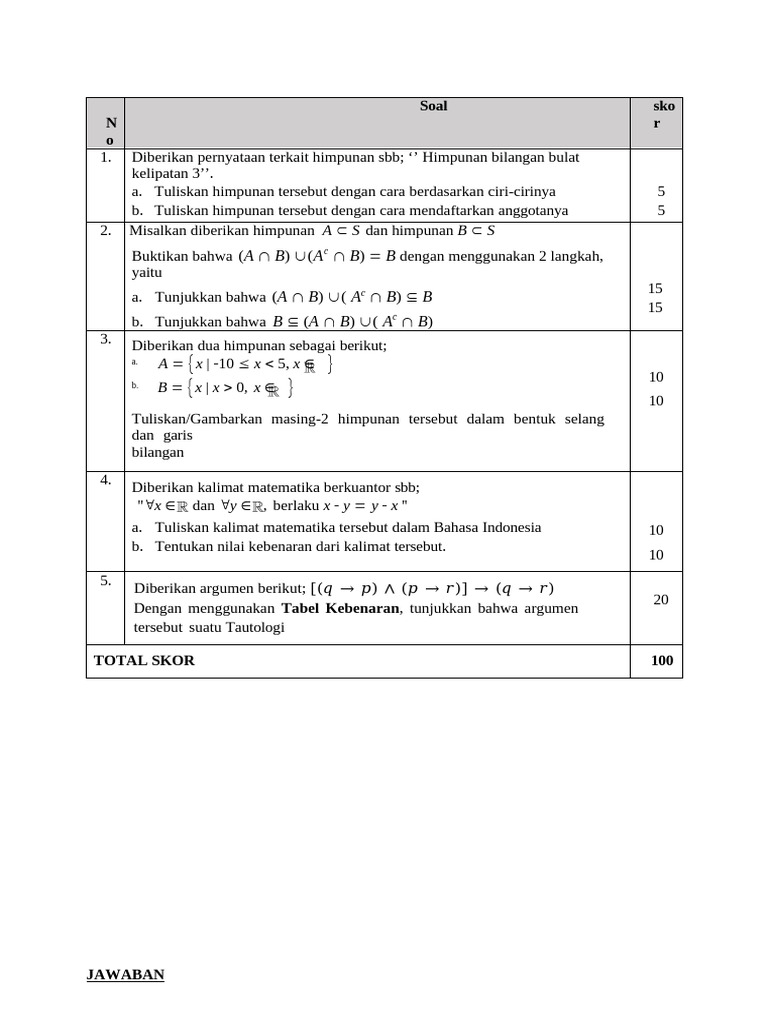 matematika tekpang | PDF