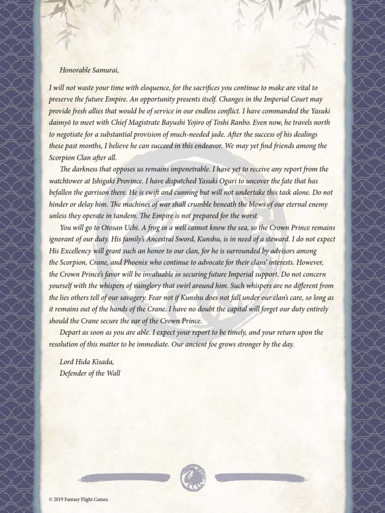 3 Kunshu 2019 Clan Letter Crab | PDF