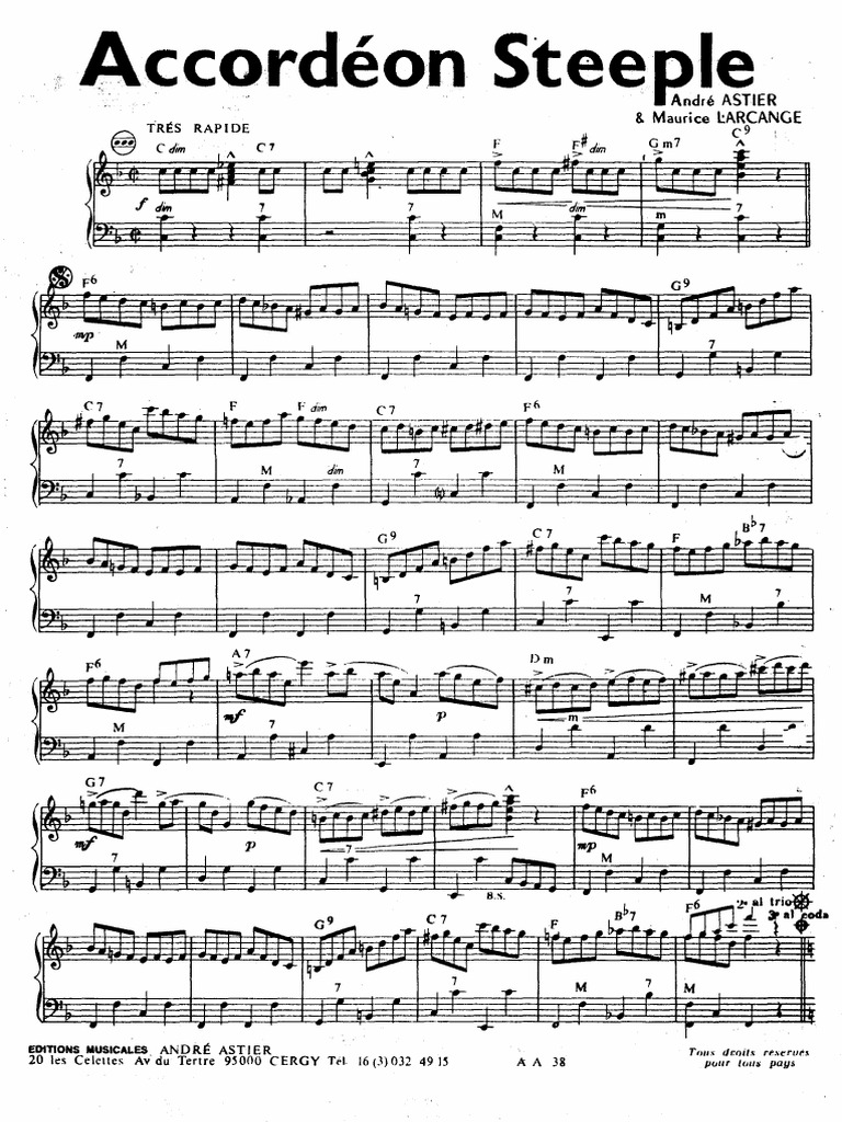 Astier - Accordeon Steeple | PDF