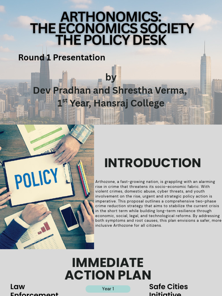 Policy Making Competition | PDF | Violence | Crimes