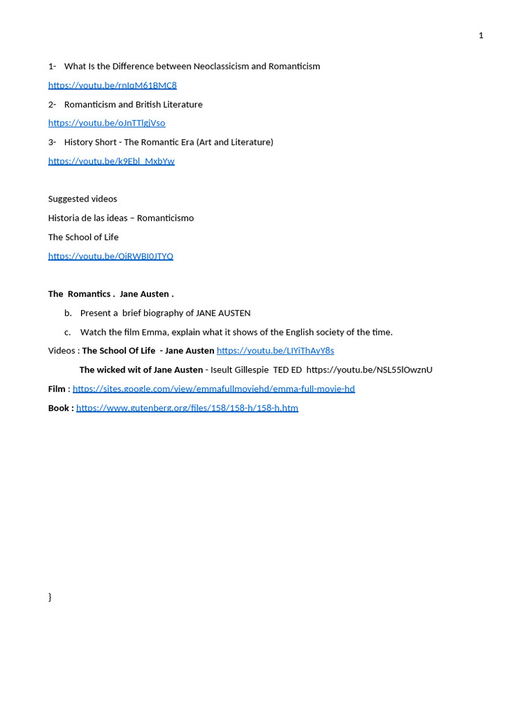 What Is the Difference between Neoclassicism and Romanticism | PDF ...