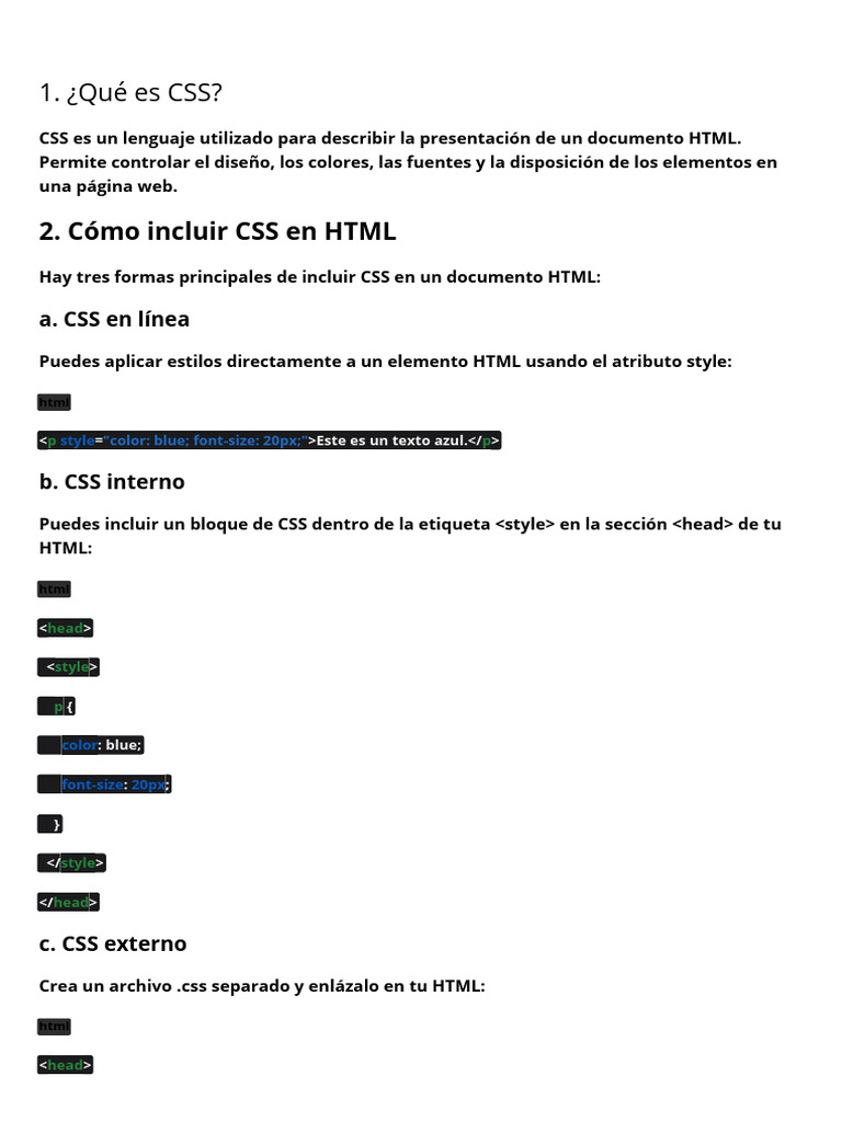 Programar en CSS (Cascading Style Sheets) Es Esencial para Dar Estilo A Las Páginas Web. Aquí Te ...