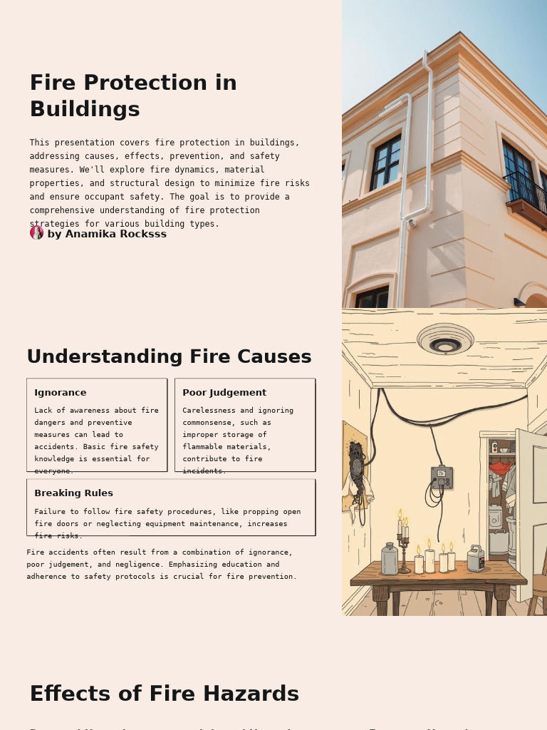 Fire Protection in Buildings | PDF | Fires | Firefighting