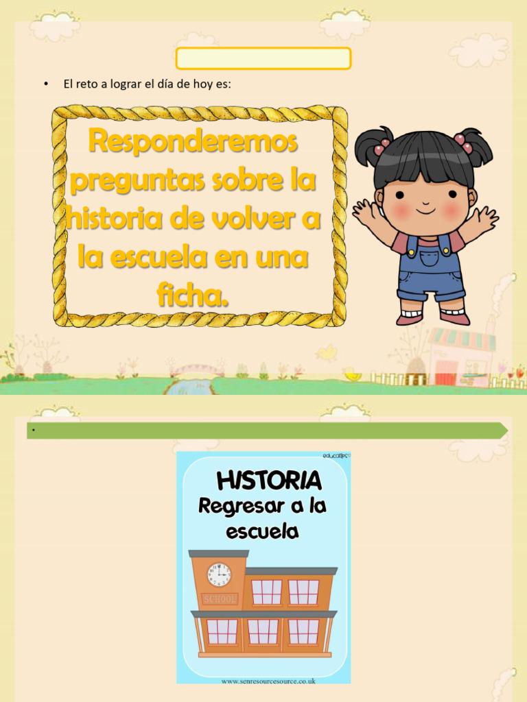 Historia de Volver a la Escuela | PDF