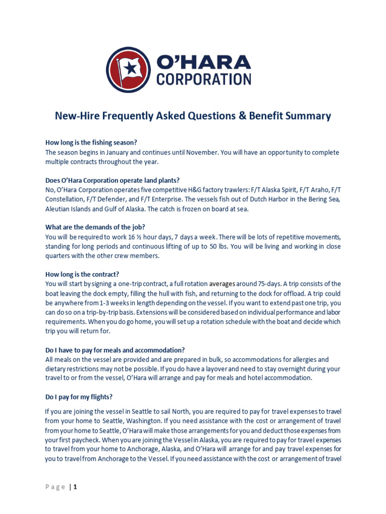 FAQ and Benefits Summary | PDF