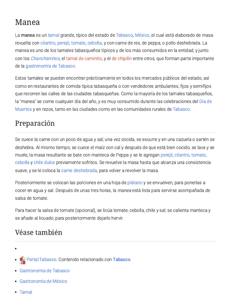 Manea - Wikipedia, La Enciclopedia Libre | PDF