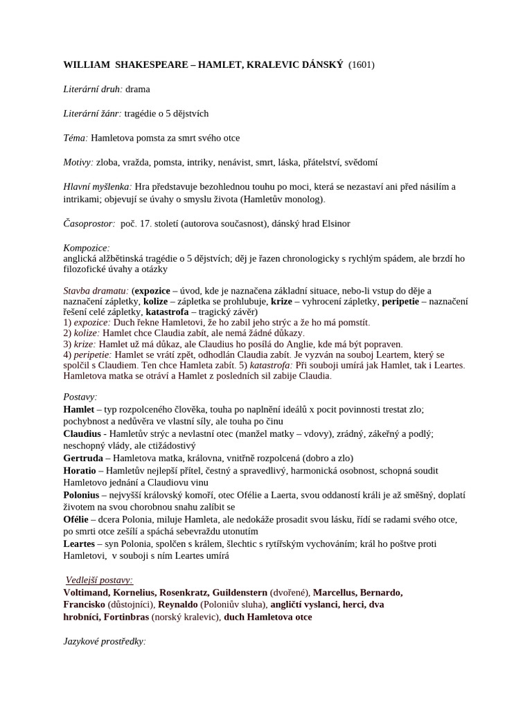 HAMLET | PDF