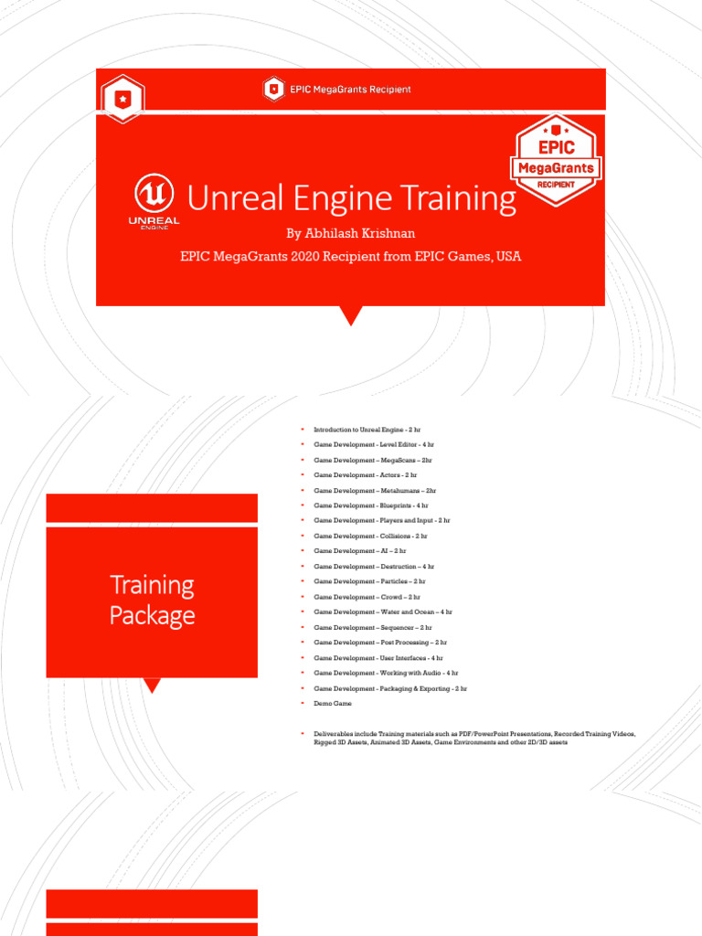 Unreal Engine Training | PDF