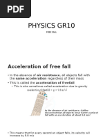 Uam. Horizontal and Vertical Motion | PDF | Equations | Acceleration
