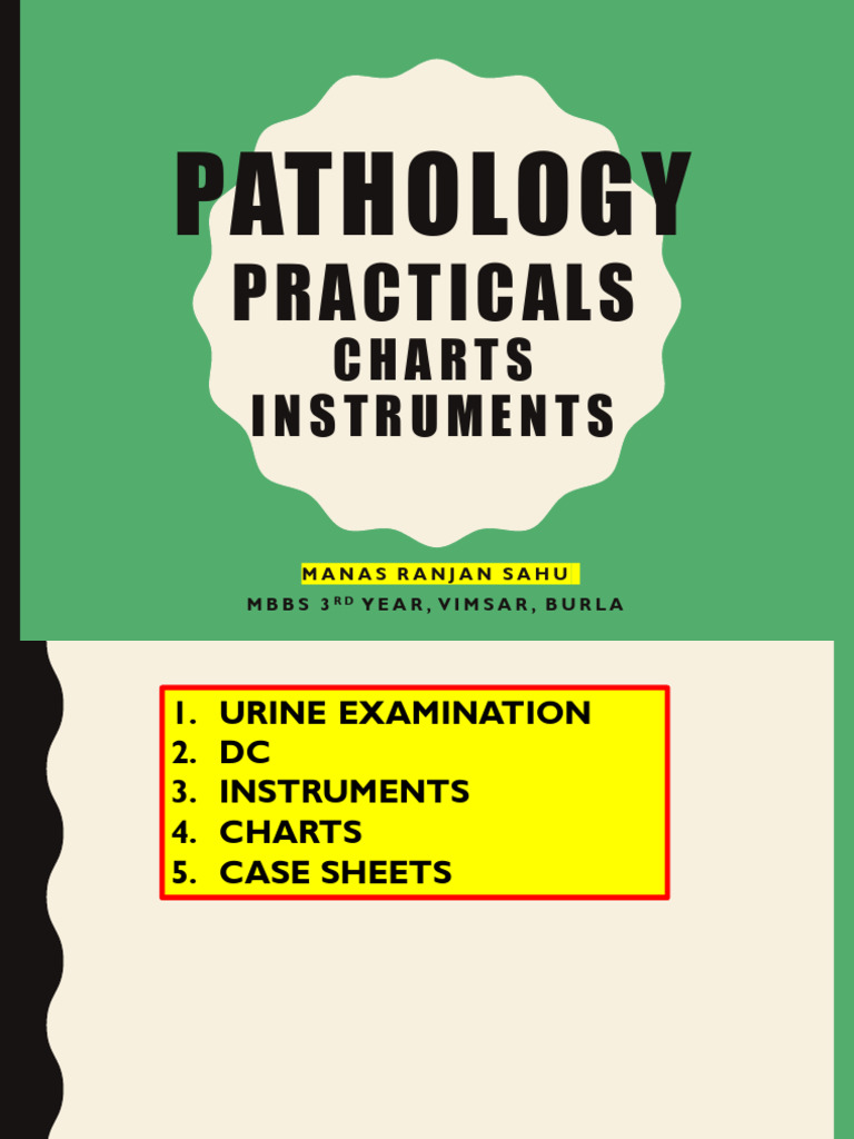 Pathology Practical Charts and Tests | PDF | Chemical Compounds