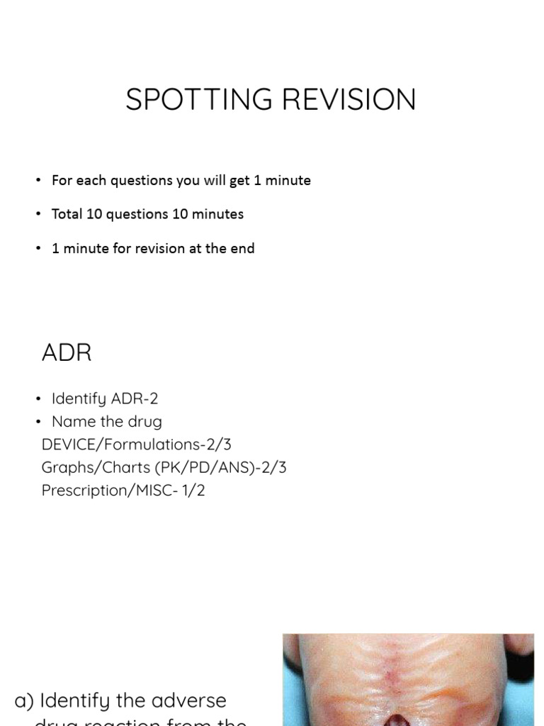 (Pharma) Spotting Revision | PDF | Acetylcholine | Receptor Antagonist