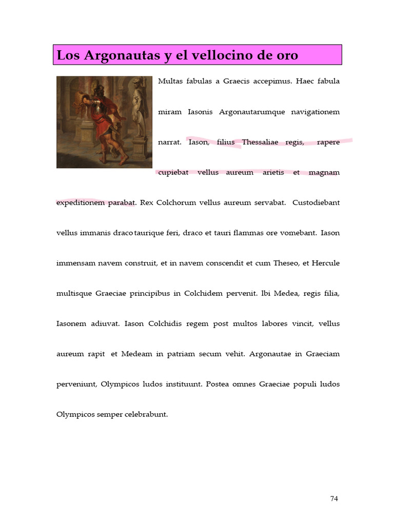 Texto Jasón Latín | PDF