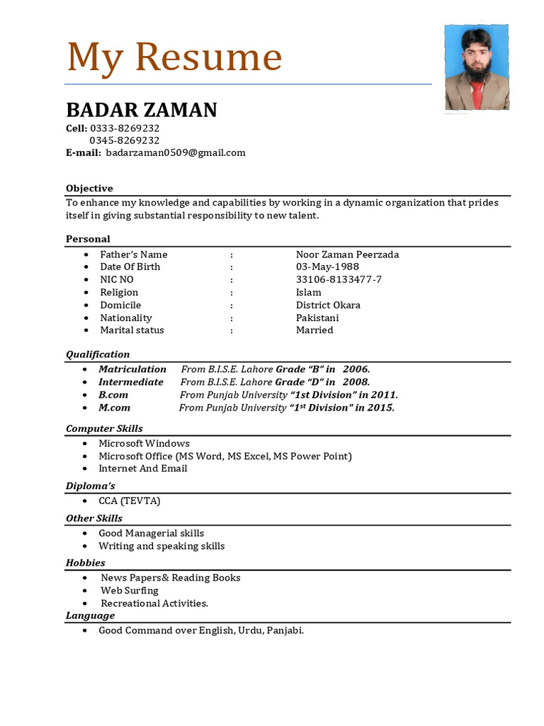 Badar Zaman-1 | PDF