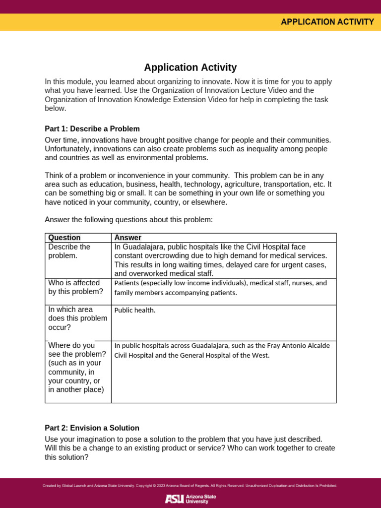 1.7 Application Activity | PDF | Hospital | Emergency Department