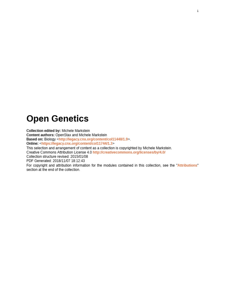 Open Genetics 3.43 Textbook2015 | PDF | Dominance (Genetics) | Zygosity