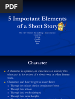 5 Elements of A Short Story | PDF | Plot (Narrative) | Narrative