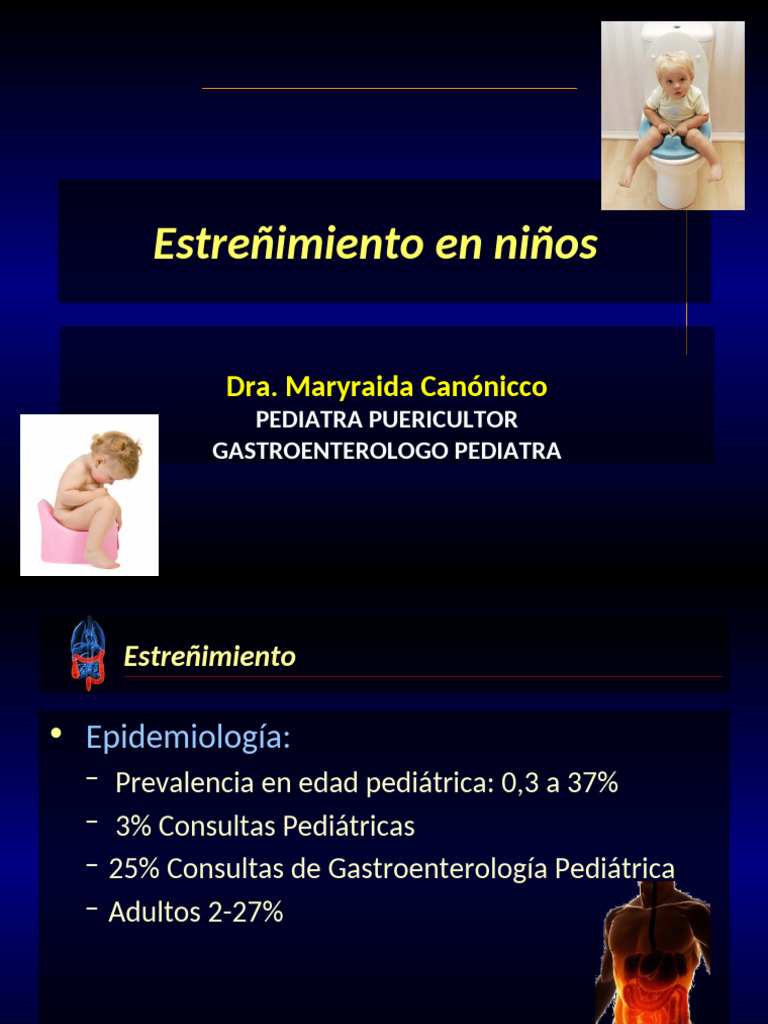 Coprostasis en Niños: Diagnóstico y Tratamiento | PDF | Especialidades ...