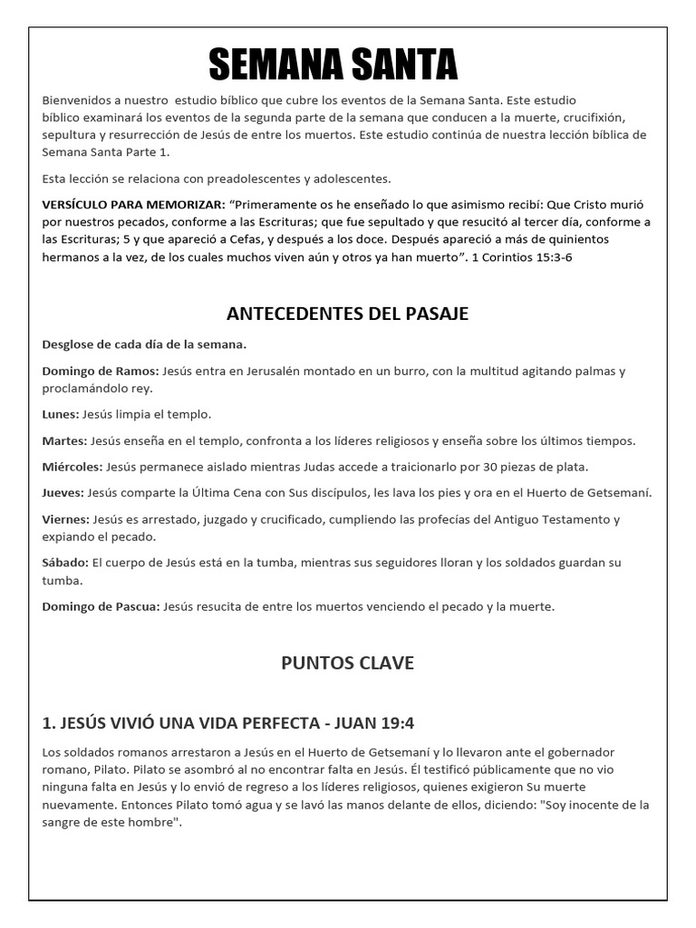 Pascua Adolescentes | PDF | La resurrección de Jesús | Jesús