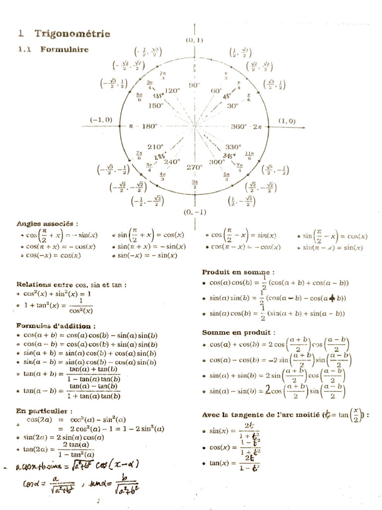 Trigonométrie | PDF