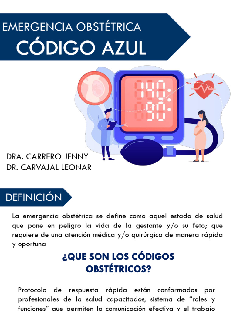 Protocolo Código Azul en Emergencias Obstétricas | PDF | Partería ...