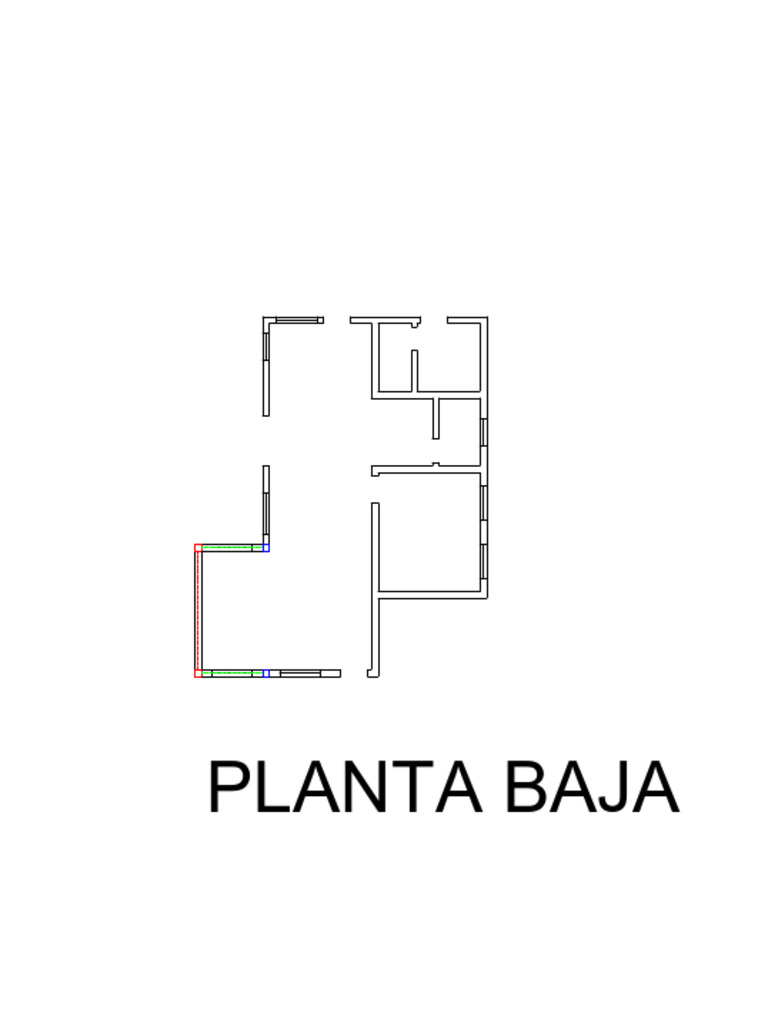 Plantas (Baja y Alta) Estructuras III-Modelo | PDF