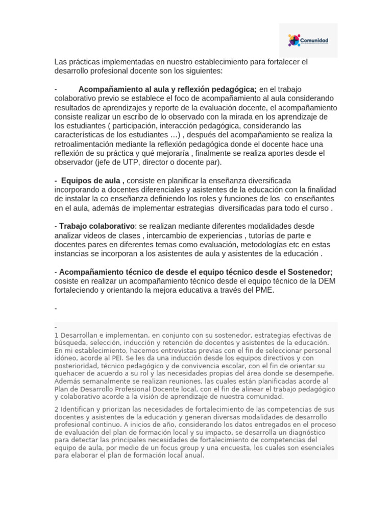 Respuesta Análisis Caso M1 (1) | PDF | Enseñando | Salón de clases