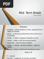 MidTerm Break | PDF