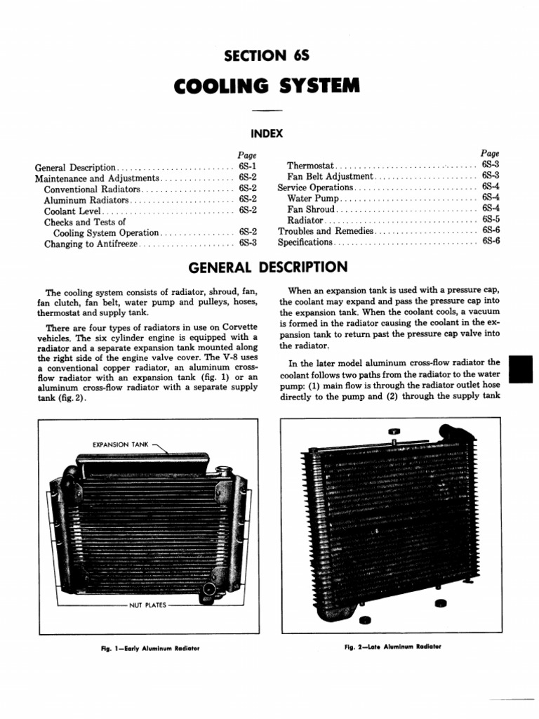 10 1953 CORV-Cooling System | PDF | Thermostat | Mechanical Engineering