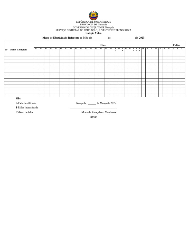 Mapa Da Efectividade | PDF