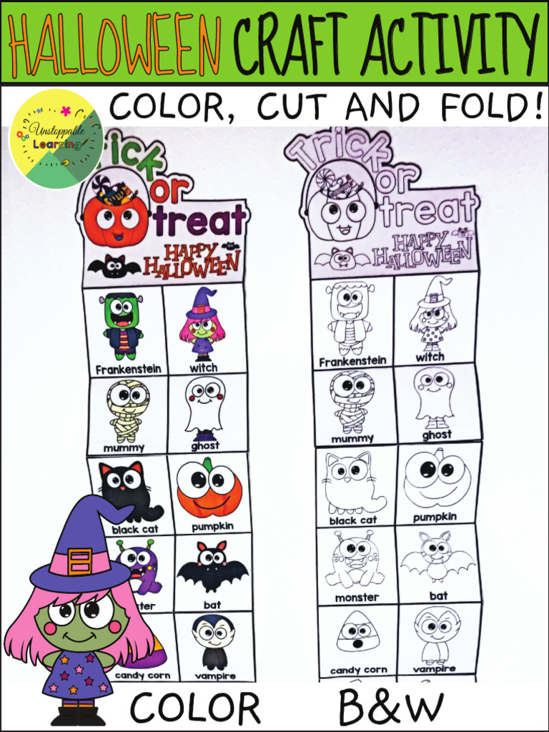 HalloweenCraftActivity 1 | PDF