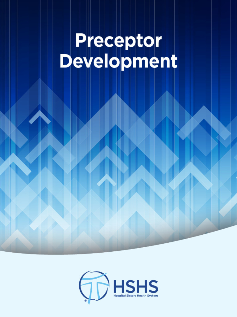 Preceptor Development Booklet HSHS HR DY 3-24 DRAFT 4 | PDF | Nursing ...