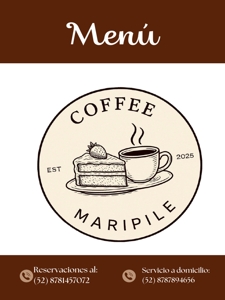 Menú Vintage Café Casa Colombia | PDF | Cocina occidental | Postres