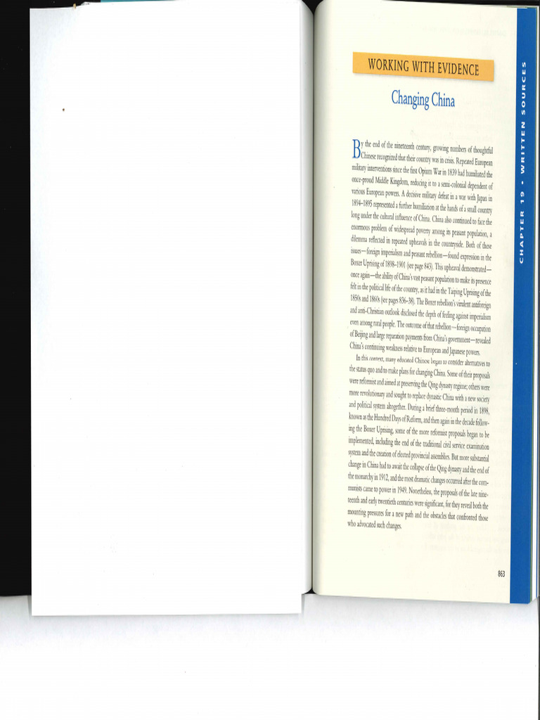 01 Changing China Strayer Exercise | PDF